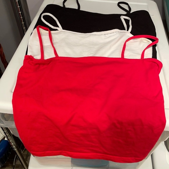 Divided | Tops | Divided Brand Cotton Elastane Three Bundle Set Crop ...